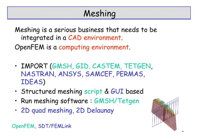 Structural Dynamics Toolbox and OpenFEM, a technical overview | PDF