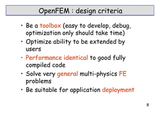 Structural Dynamics Toolbox and OpenFEM, a technical overview | PDF