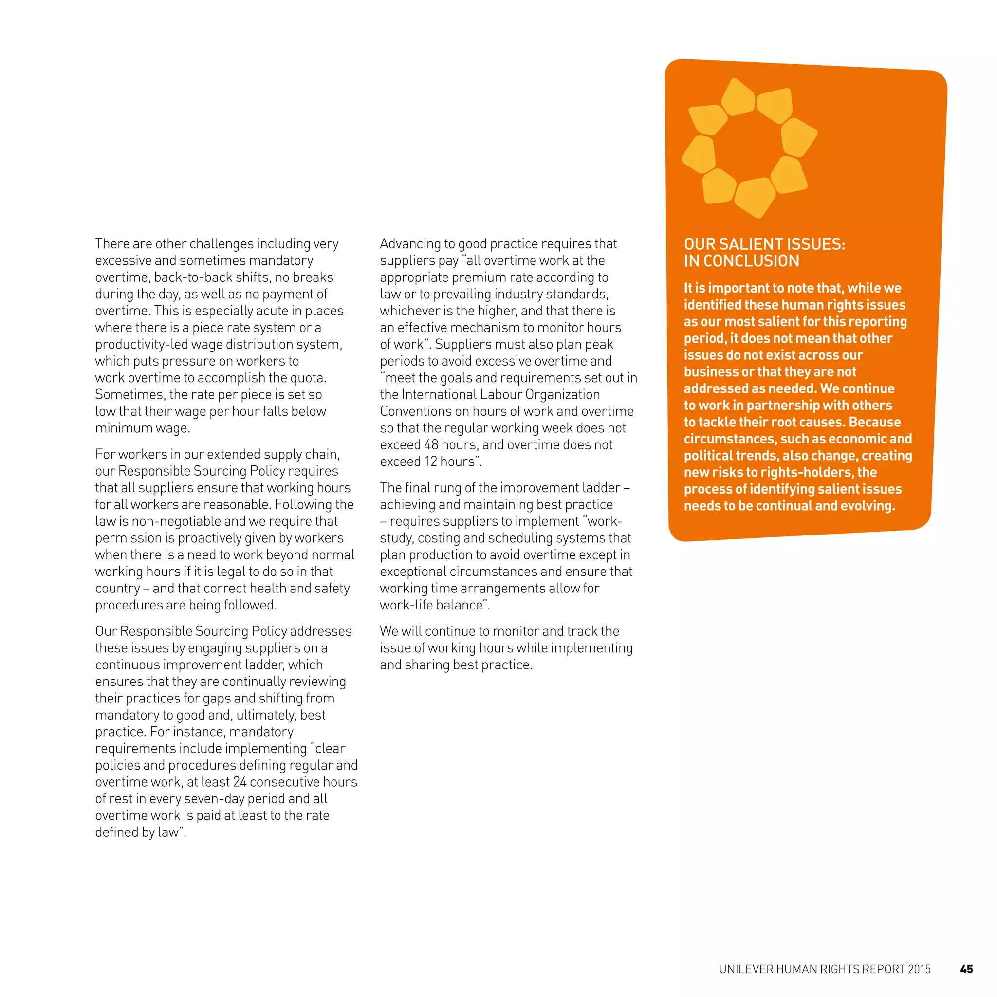 Unilever Human Rights Report 2015 | PDF | Non-Profit Organizations ...