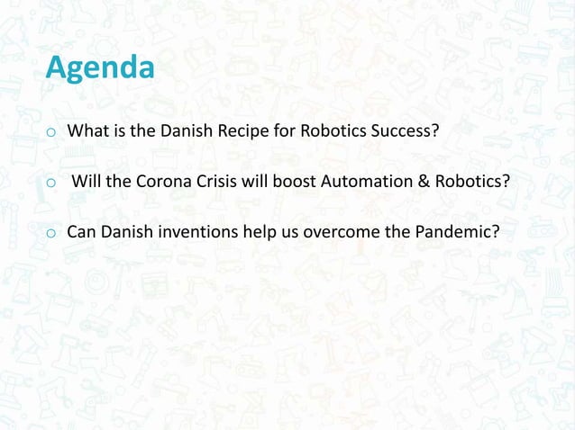 Denmark, a Powerhouse of Robotics and Automation | PPT