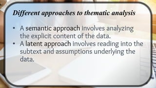 Analyzing Qualitative Data PR1 | PPTX