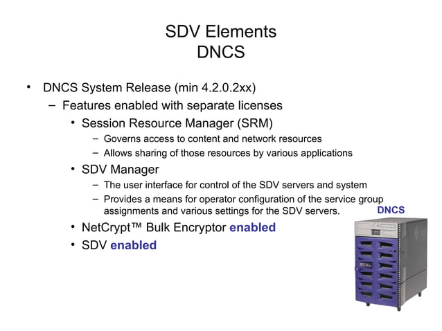 SDV Presentation | PPT