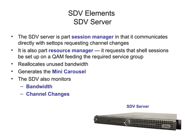 SDV Presentation | PPT