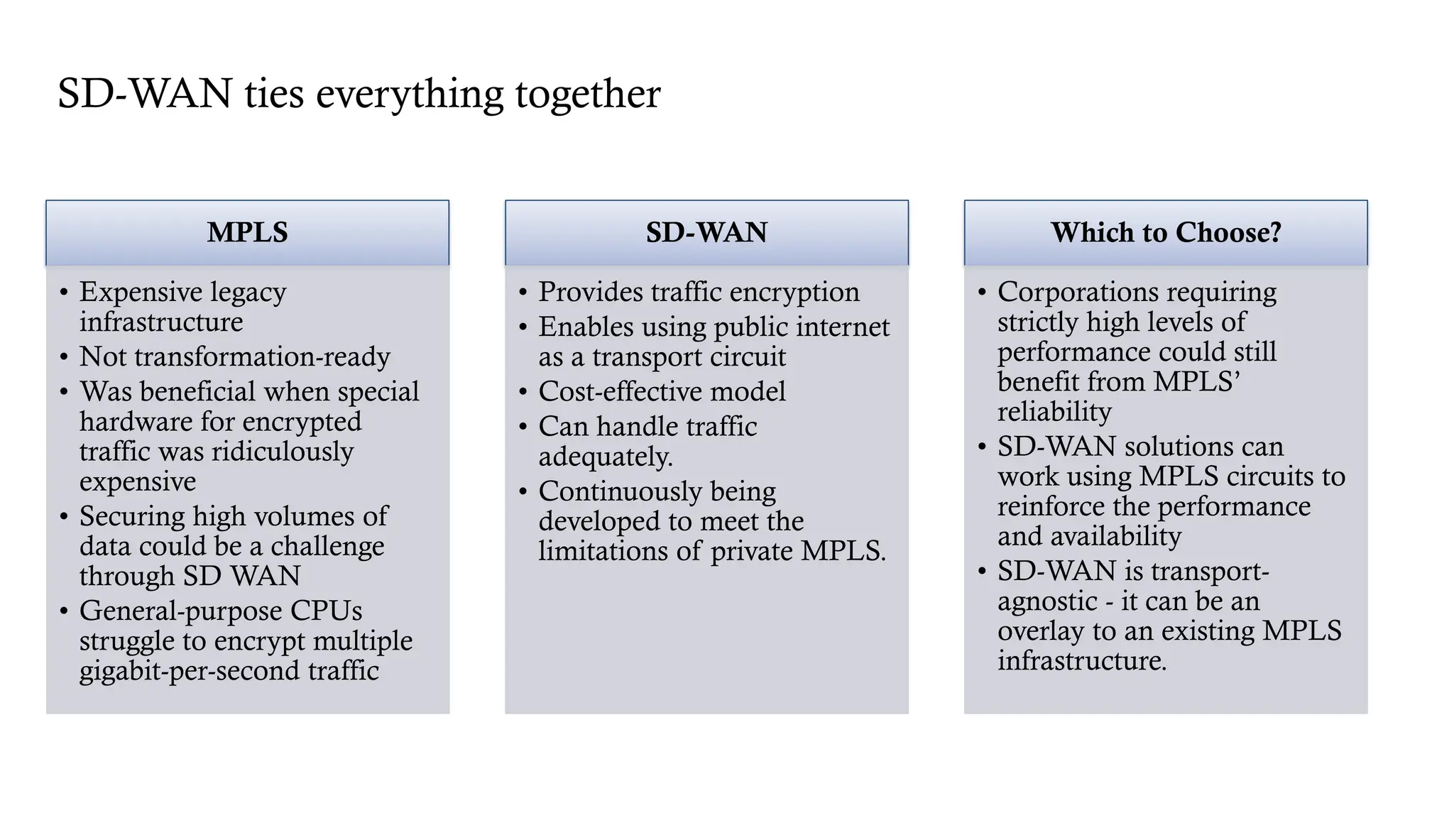 SDWAN-vs-MPLS Advantages and comparision PPT | PDF