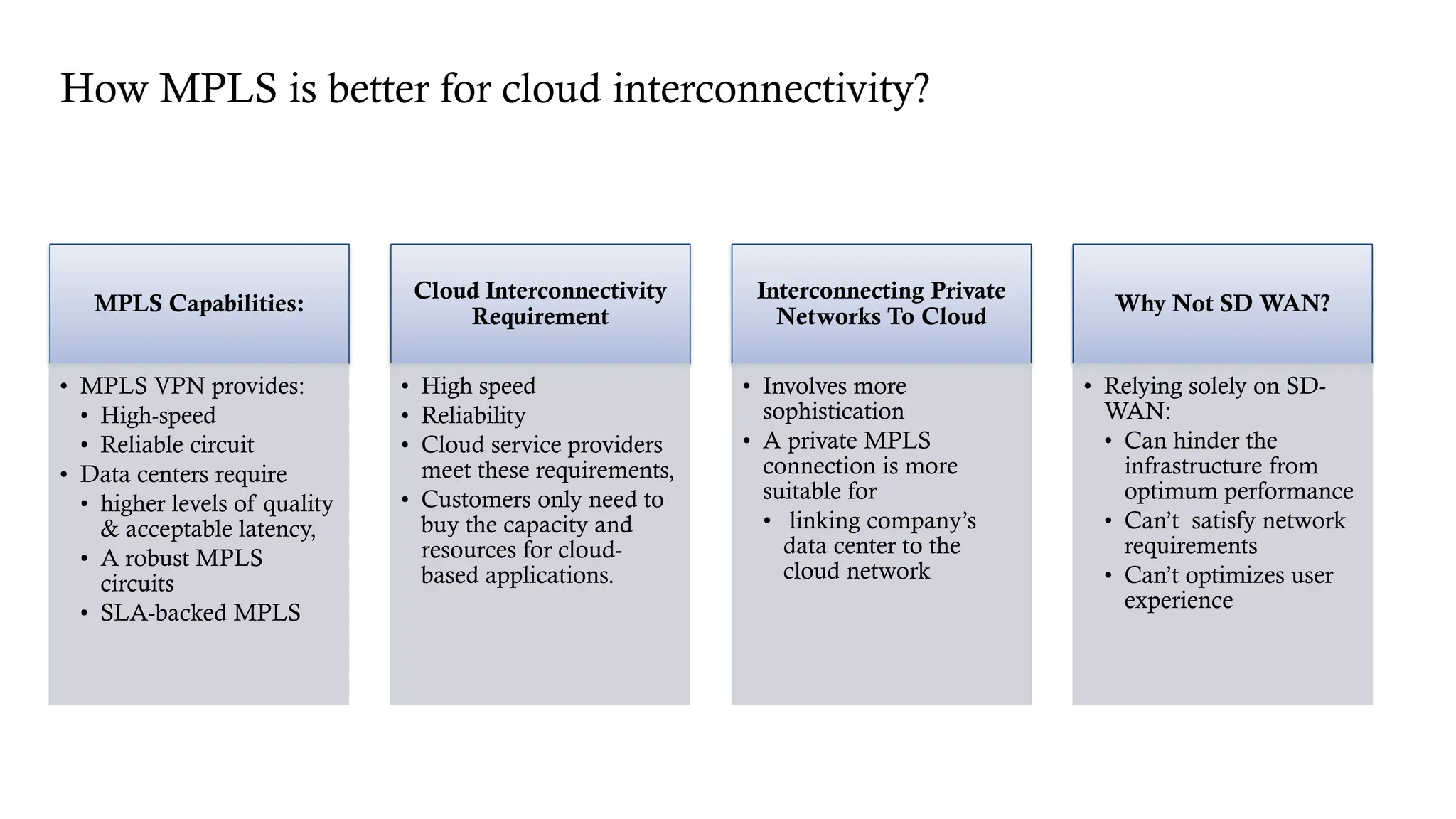 SDWAN-vs-MPLS Advantages and comparision PPT | PDF