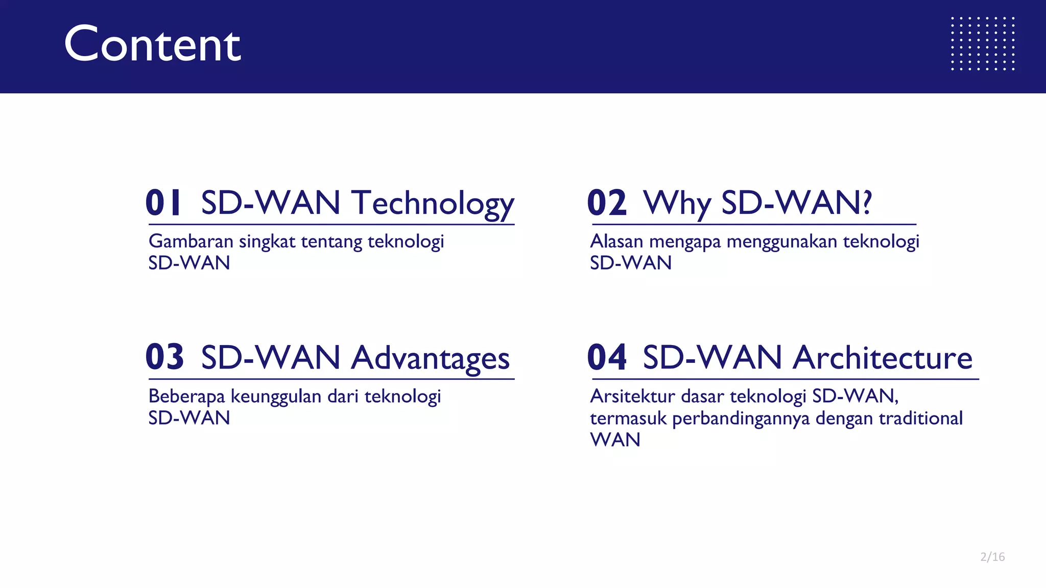SD WAN Technology Overview | PDF