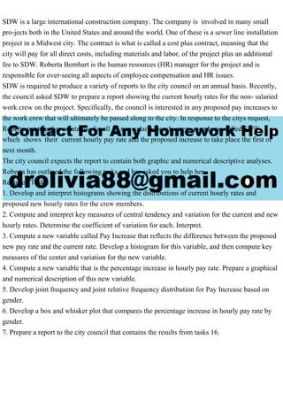 SDW is a large international construction company. The company is i.pdf