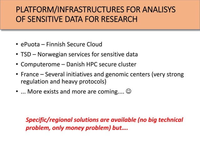 Sensitive Data Workshop | PPT