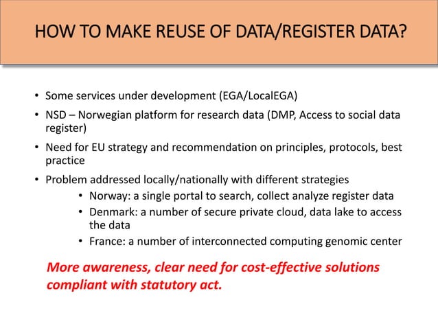 Sensitive Data Workshop | PPT