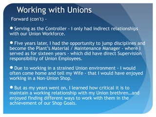 Working with Unions | PPT