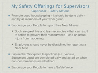SDW Training - Supervisor Safety - Keynote Version | KEY