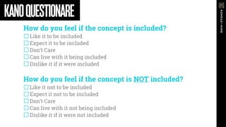 Concept Value Testing with the Kano Model | PPT