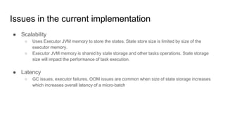 Rocks db state store in structured streaming | PPTX | Databases | Computer Software and Applications