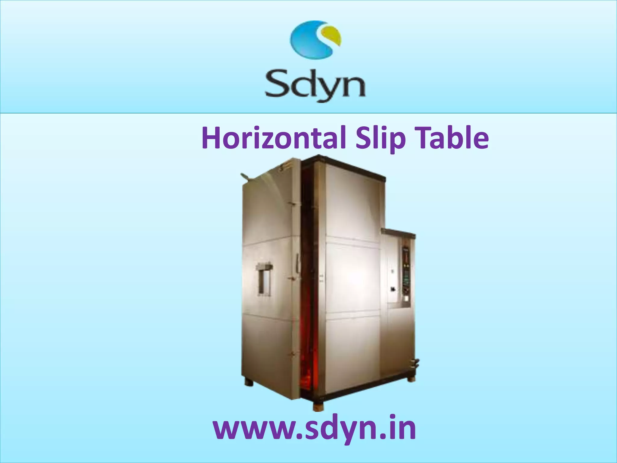 Electrodynamic Vibration Systems | PPTX