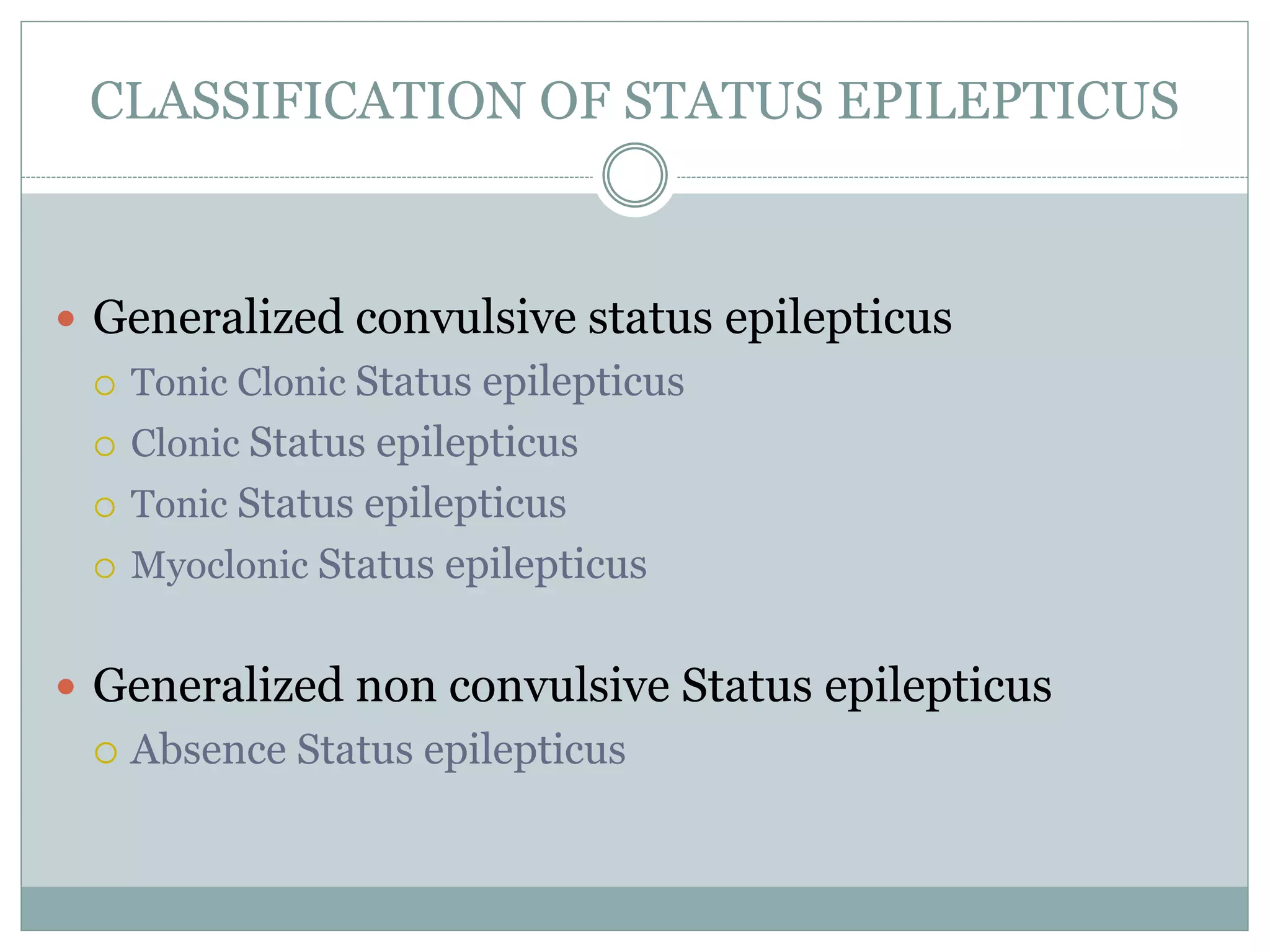 Status Epilepticus | PPTX
