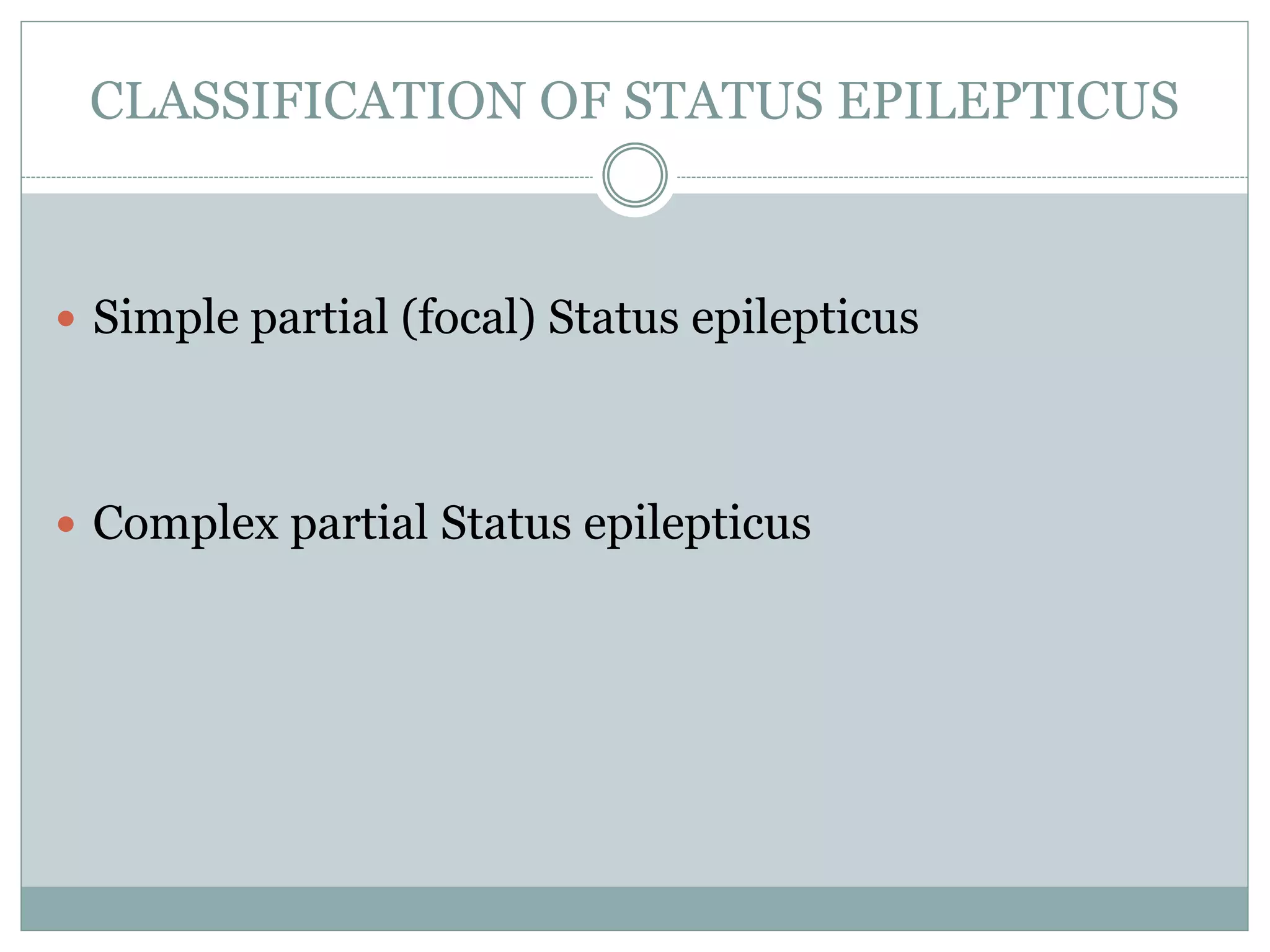 Status Epilepticus | PPTX