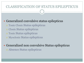 Status Epilepticus | PPTX