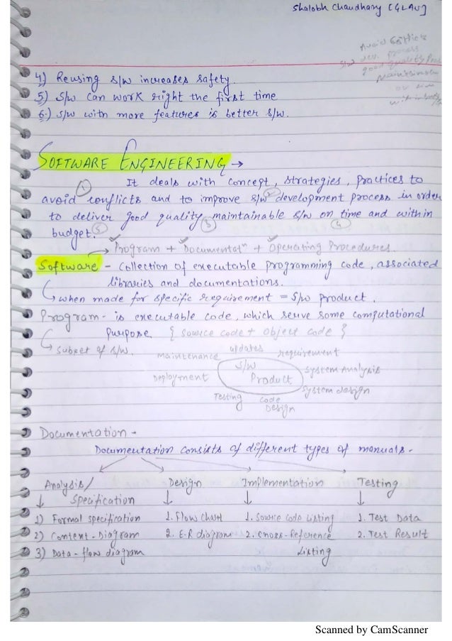 Software Engineering (SE) Notes
