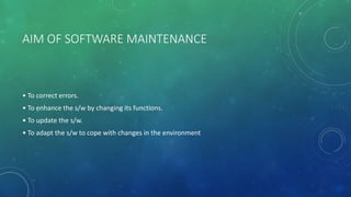 management of maintainance | PPT