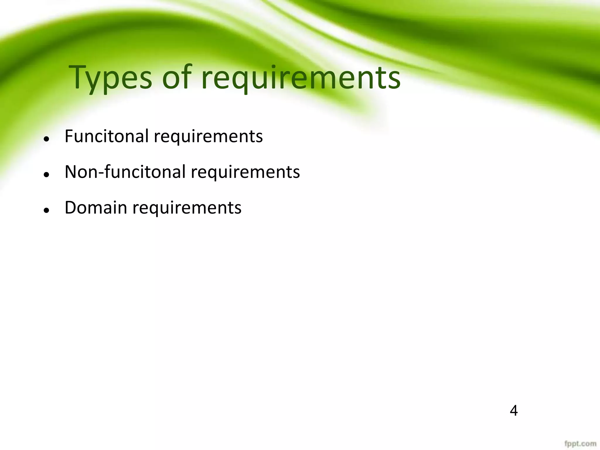 Software Engineering requirements | PPTX