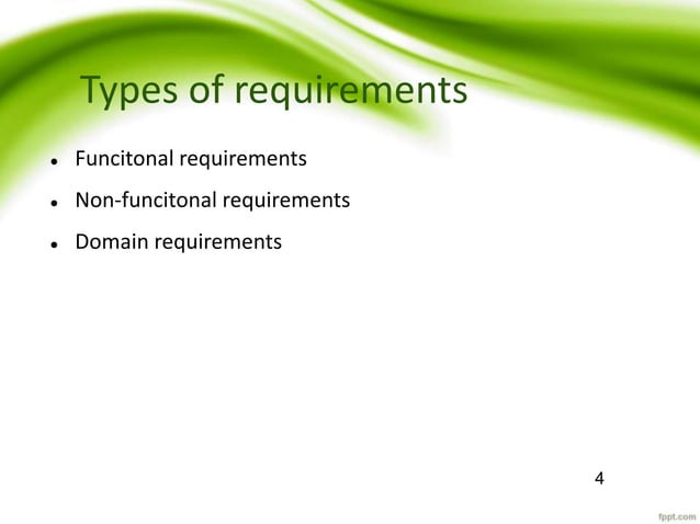 Software Engineering Requirements | Pptx