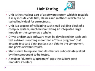 Different Software Testing Types and CMM Standard | PPT