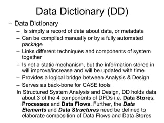 Se 381 - lec 21 - 23 - 12 may09 - df-ds and data dictionary | PPTX