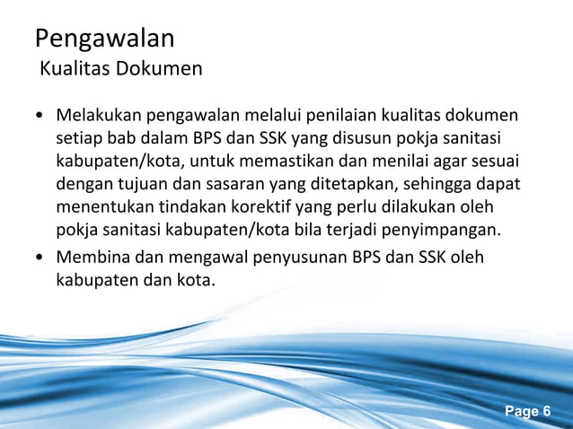 Tahapan Program PPSP - Penyusunan Rencana Strategis BPS dan SSK | PDF
