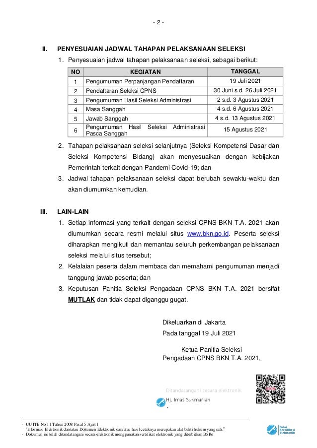 Se bkn-nomor-5587-tahun-2021 | PDF