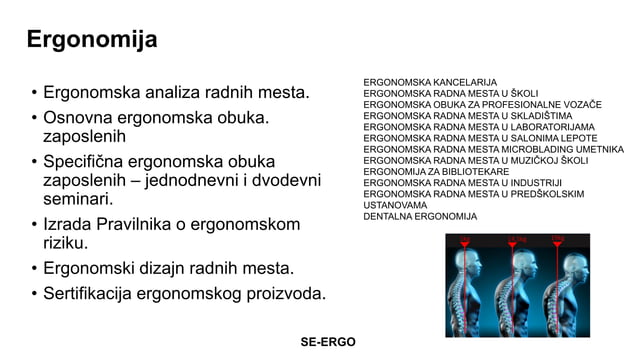 SE-ERGO usluge | PDF