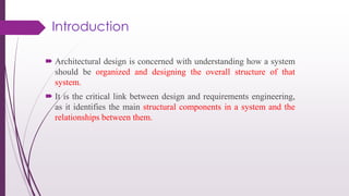 Architectural design | PPT