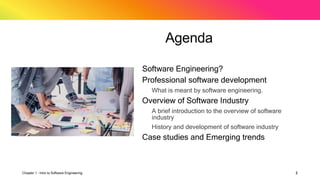 SE - Lecture 1 - Introduction to S Engineering.pptx