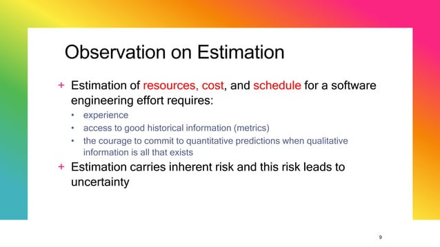 SE - Lecture 11 - Software Project Estimation.pptx