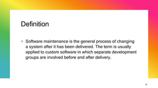 SE - Lecture 13 - Software Evolution and Tech Trends.pptx