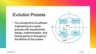 SE - Lecture 13 - Software Evolution and Tech Trends.pptx