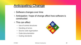 SE - Lecture 6 - Software Design n Construction.pptx