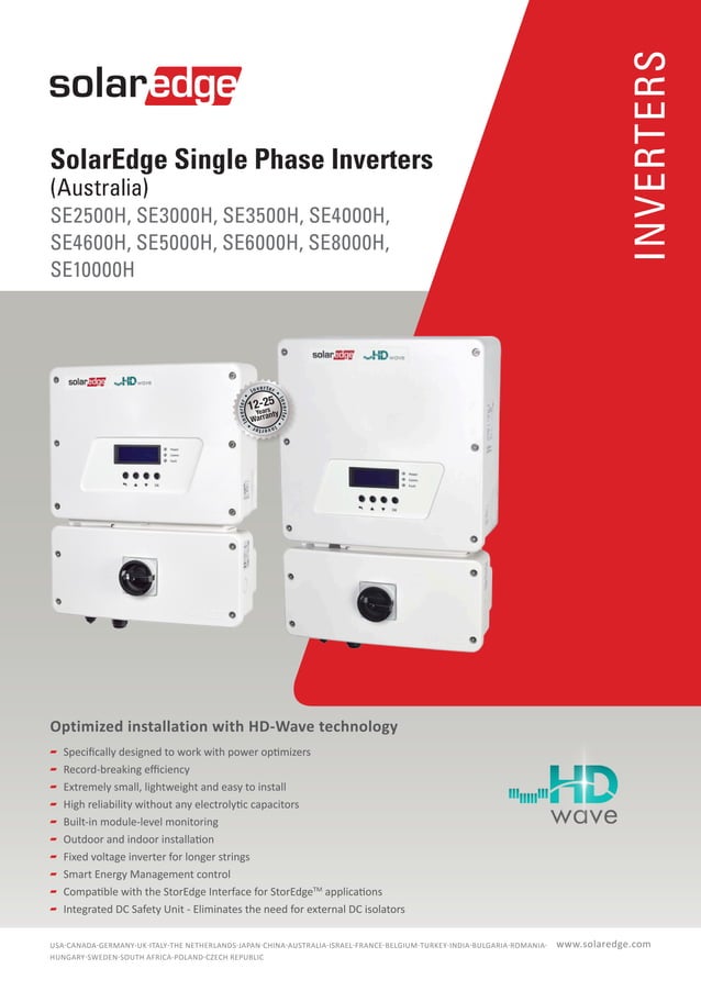 SolarEdge HD Wave | PDF