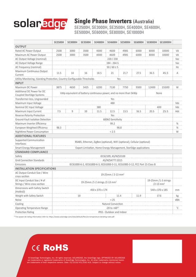 SolarEdge HD Wave | PDF