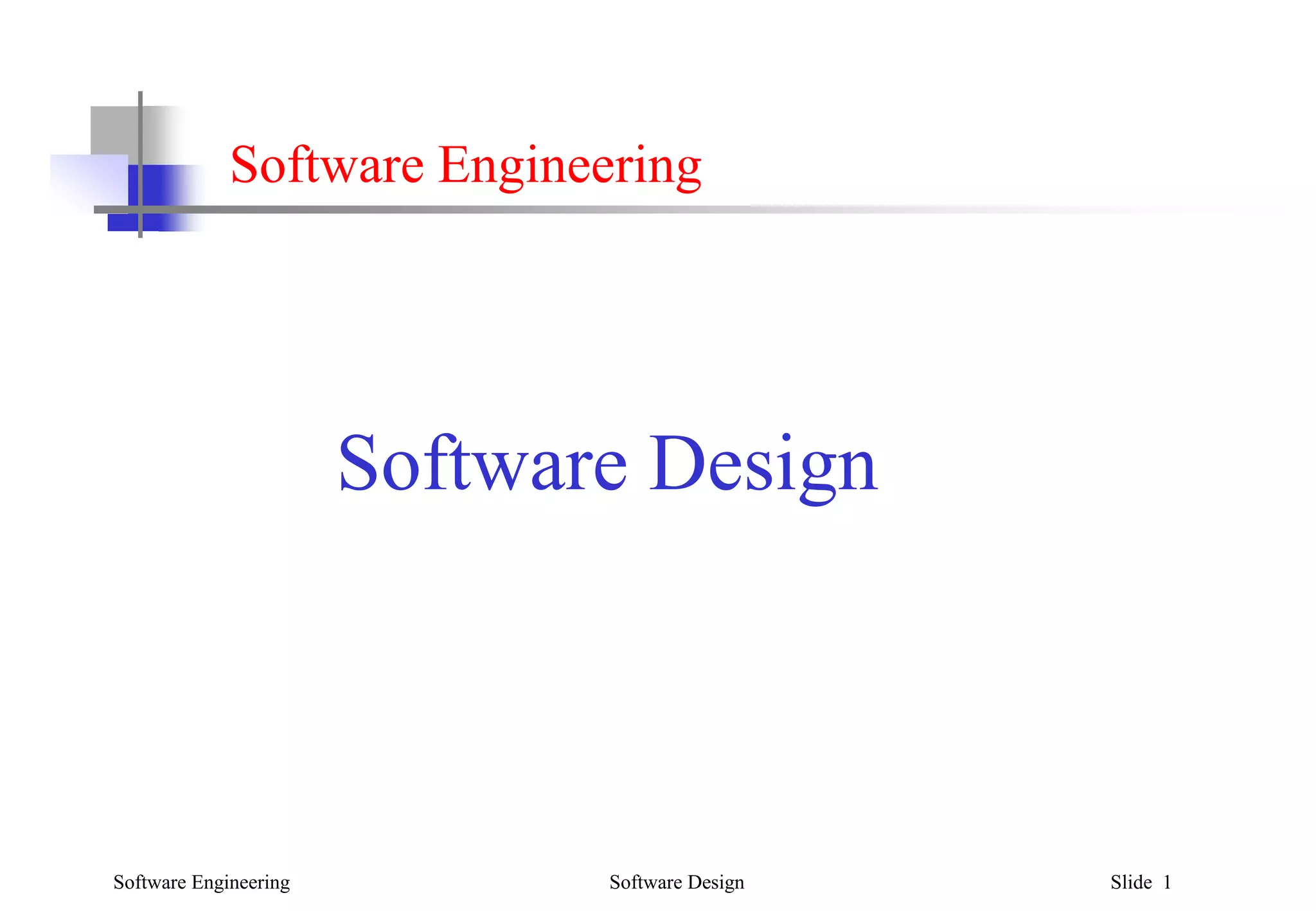 SE-software design.ppt