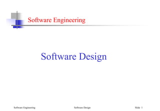 SE-software design.ppt