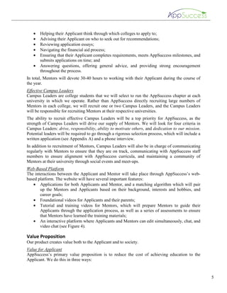 Se track appsuccess-busplan | PDF | College Planning | College Education