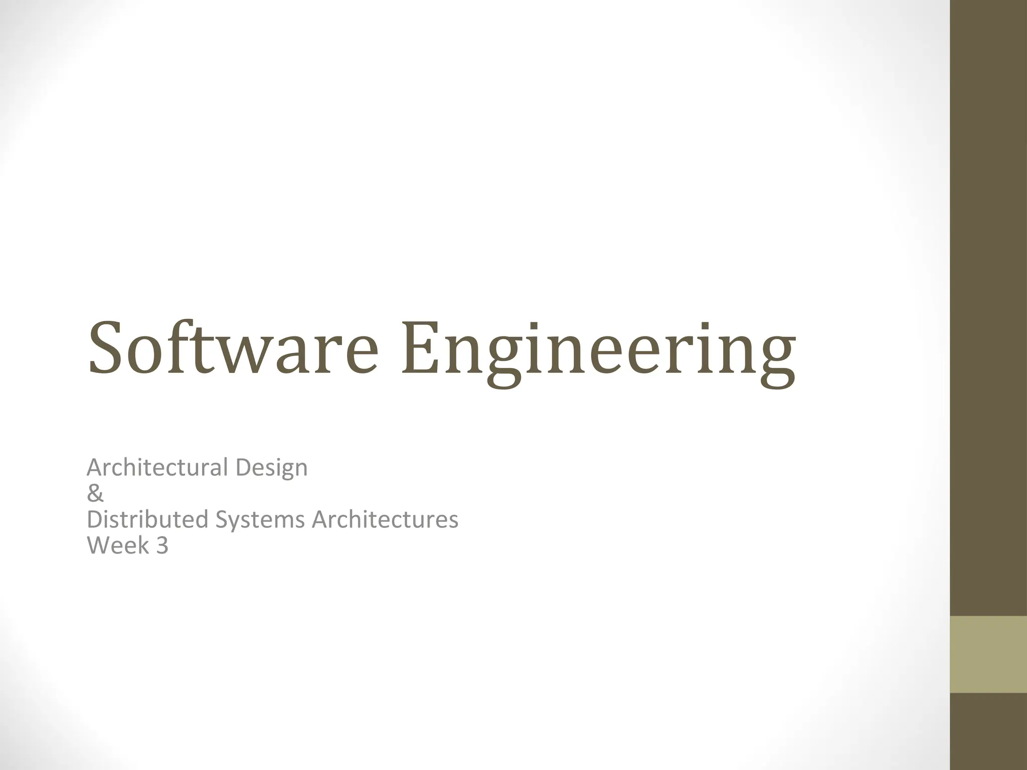 SE-Week 3- Lecture 13-18.ppt Software enginenriung | PPT