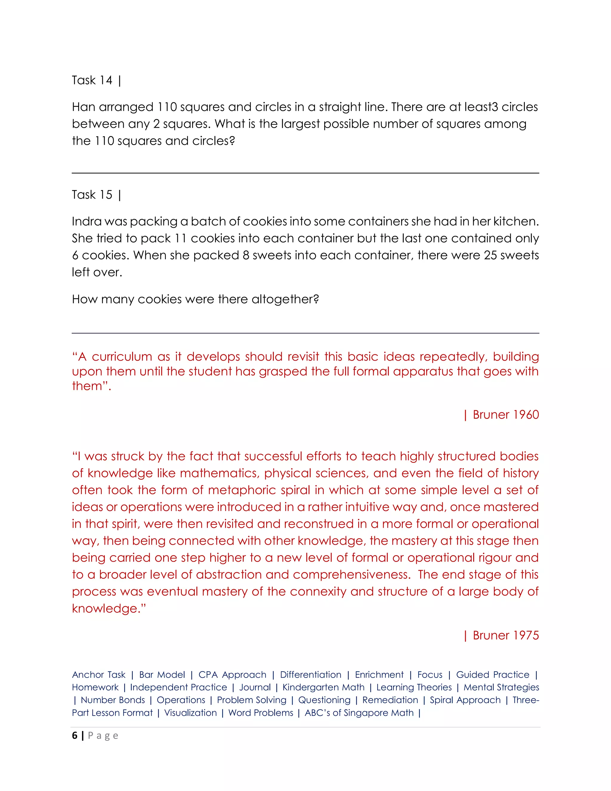 Se01 abc's of singapore math through whole numbers | PDF