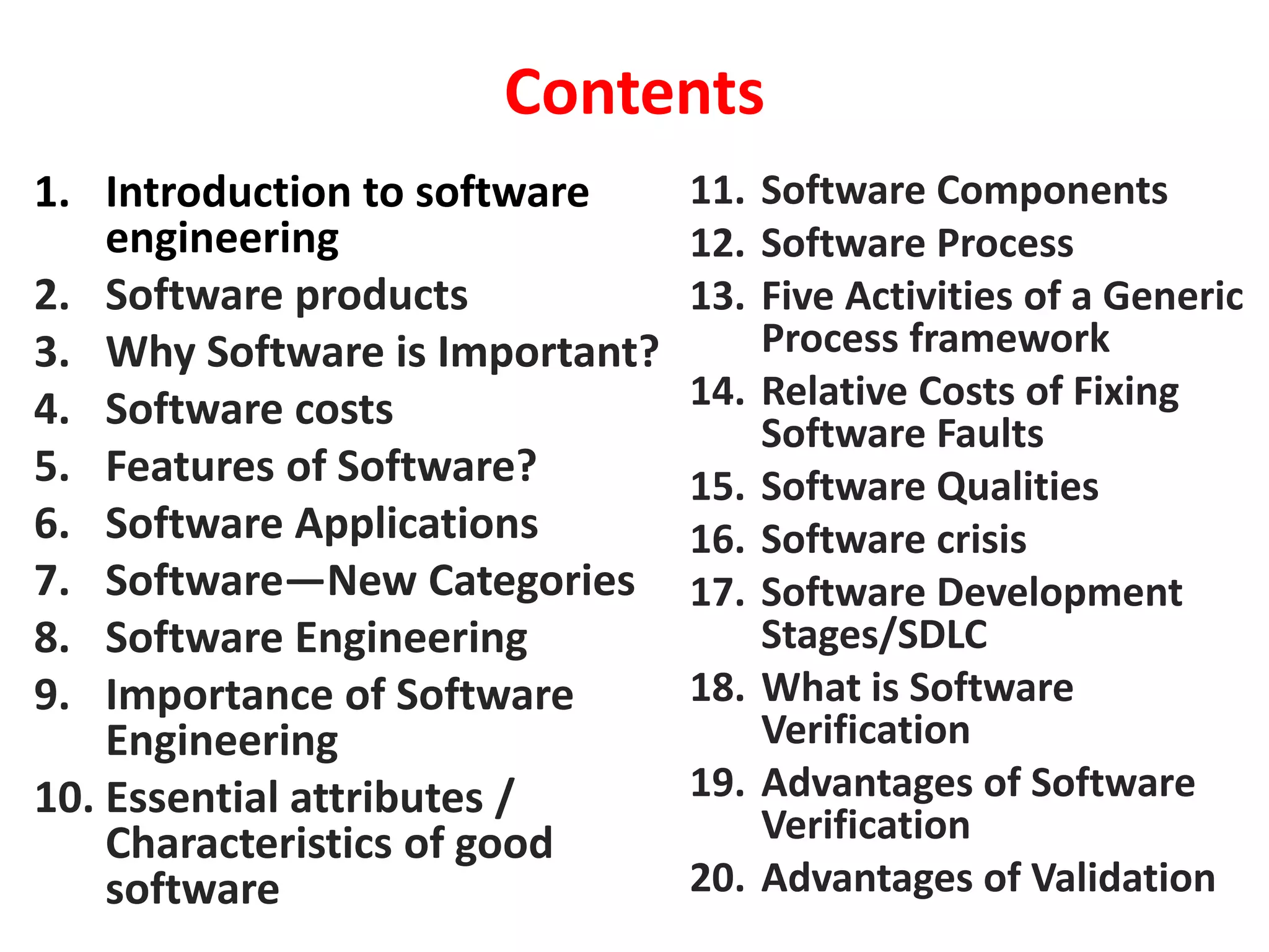 Introduction to Software Engineering | PPT
