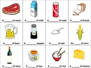 Se1 lesson 16-food quantifiers | PDF