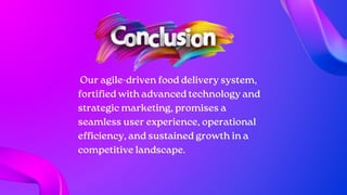 Food Delivery System by SDLC MODEL | presentation | | PPTX
