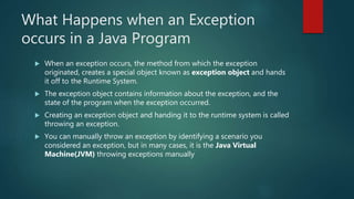 Java SE 11 Exception Handling | PPT