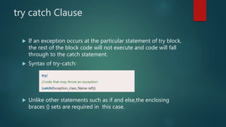 Java SE 11 Exception Handling | PPT