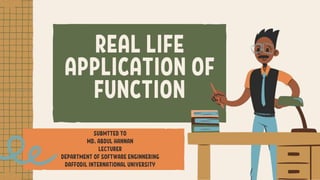 Presentation about Real Life Application of Function. | PPTX