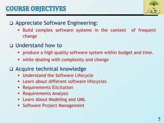 SE18_Lec 00_Course Outline | PDF | Programming Languages | Computing